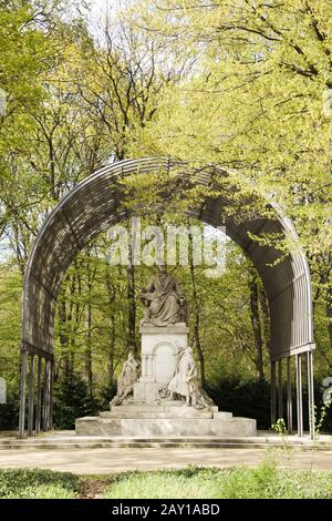 Berlin, Germany, the Richard Wagner memorial in the Tiergarten Stock ...