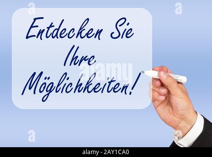 Discover your possibilities ! Stock Photo - Alamy