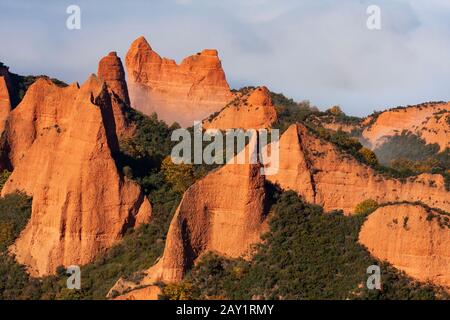Ancient Roman gold mine in Tresminas, Vila pouca de Aguiar, Portugal ...