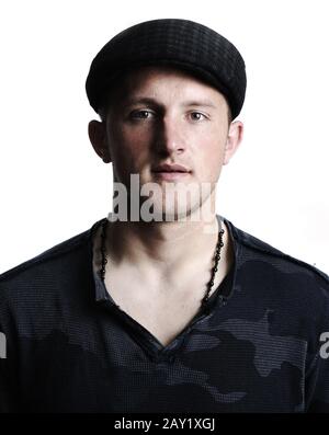 Young macho man in different poses Stock Photo - Alamy