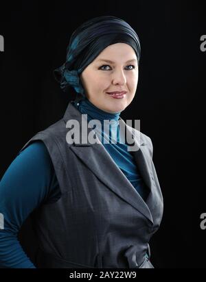 Confident and beautiful european Muslim woman Stock Photo - Alamy