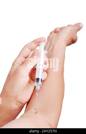 Drugs addict activities and some used tools Stock Photo - Alamy