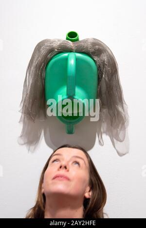 October Gallery, London, UK. 14th February 2020. Atmospheres, a group ...