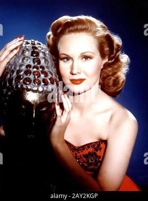 VIRGINIA MAYO (1920-2005) American film actress and dancer about 1950 ...