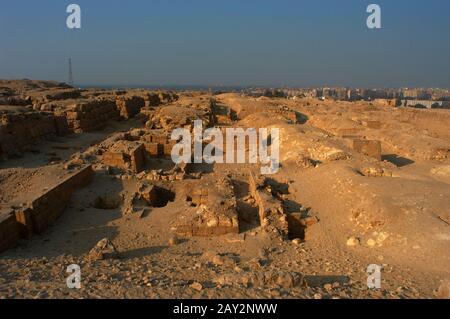 Egypt. Old Kingdom. 4th or 5th Dynasty. 24th-26th century BC. Ruins of ...