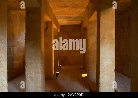 Pyramid interior, Gizeh(Giza Stock Photo - Alamy