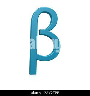 Beta sign. Beta letter, Greek alphabet Symbol, green hexagon Stock ...