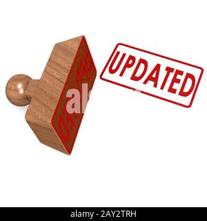 upgrade red grunge vintage stamp isolated on white background Stock ...