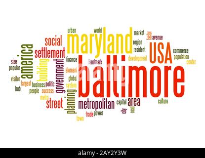 Boston word cloud Stock Photo - Alamy
