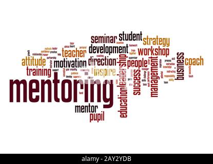 Mentoring word cloud Stock Photo: 160963190 - Alamy