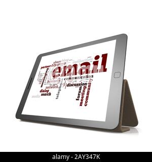Email word cloud Stock Photo - Alamy