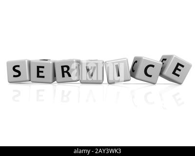 Customer Service Puzzle Showing Support And Help 3d Rendering Stock ...