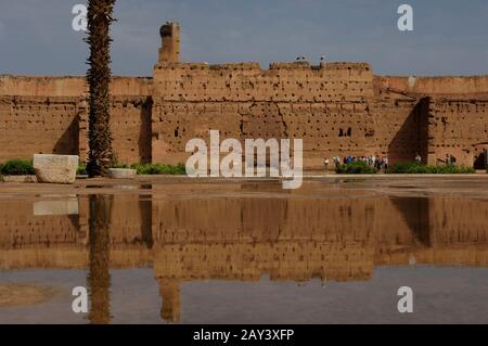 El Badii Palace, Ksibat Nhass, Marrakesh, Morocco Stock Photo - Alamy