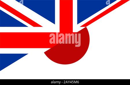 uk japan flag Stock Photo - Alamy