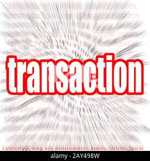 Electronic Transaction, word cloud concept on white background Stock ...