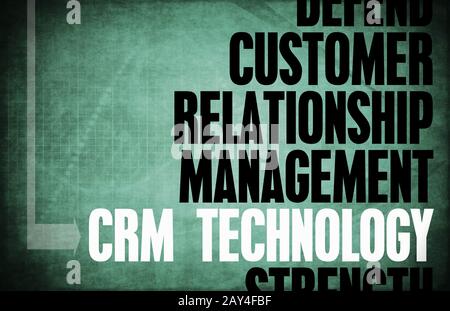 CRM Technology Core Principles as a Concept Stock Photo - Alamy