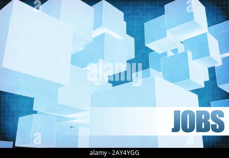Jobs on Futuristic Abstract Stock Photo - Alamy