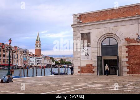 Punta della dogana art museum in Venice Italy old customs building at ...