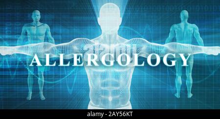 Allergology Medicine Study as Medical Concept Stock Photo - Alamy