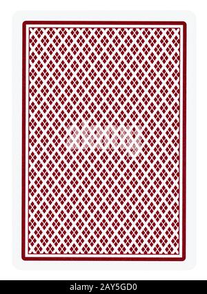 design of playing card back side Stock Photo - Alamy