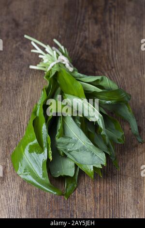 Bunch of fresh ramson Stock Photo - Alamy