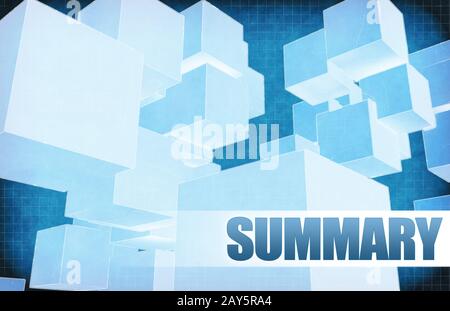 Summary as a Futuristic Concept Abstract Background Stock Photo - Alamy