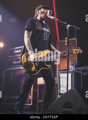 Danny McCormack bassist from the wildhearts live at o2 riz manchester ...