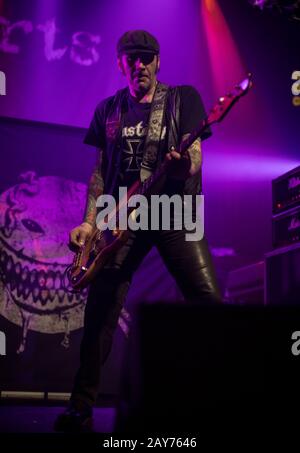 Danny McCormack bassist from the wildhearts live at o2 riz manchester ...