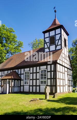 Church Grunow, Amt Schlaubetal, Brandenburg, Germany Stock Photo - Alamy