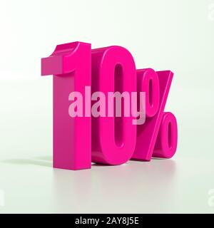 10 Percent Pink Sign Stock Photo - Alamy