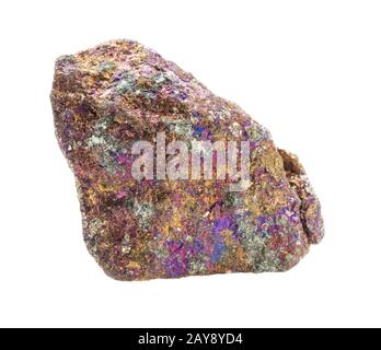 A specimen of Chalcopyrite, copper ore in its mineral crystalline form ...