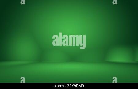 Abstract blur empty Green gradient Studio well use as background ...