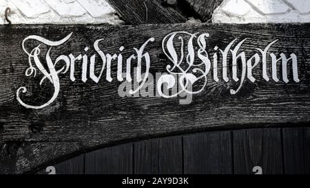 Calligraphy, Wilhelm lettering Stock Photo - Alamy