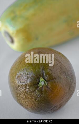 Brown-skinned orange fruit Stock Photo - Alamy