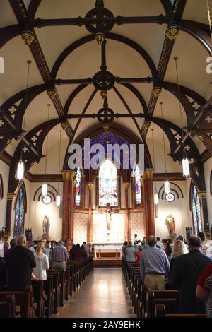 St. Mary's Cathedral in Austin Texas Stock Photo - Alamy