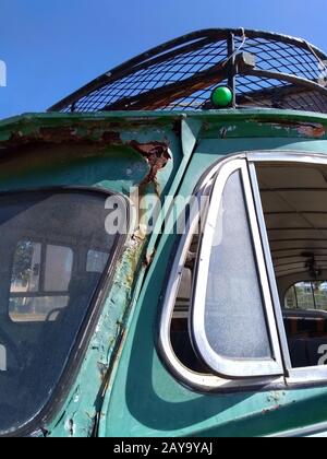 Detail of destroyed windscreen Stock Photo - Alamy