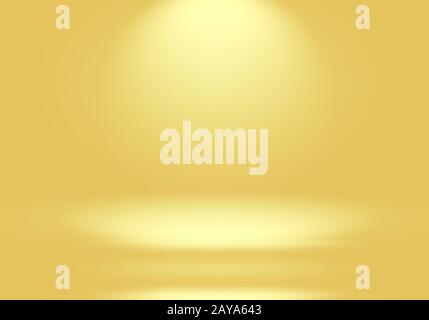 Abstract Luxury Gold yellow gradient studio wall, well use as ...