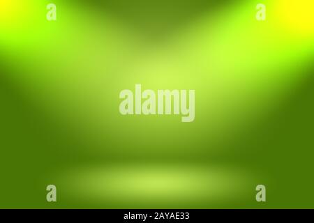 Abstract blur empty Green gradient Studio well use as background ...