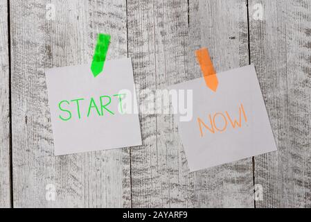 Handwriting text writing Act Now. Conceptual photo do not hesitate and ...