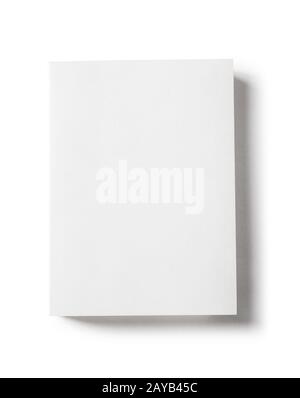 Blank white opened and closed notebook mockup set, isolated, 3d ...