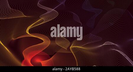 Pulsating Energy Lines as an Abstract Background Art Stock Photo - Alamy