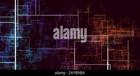 Flowing Energy Data Grid Lines as a Background Stock Photo - Alamy