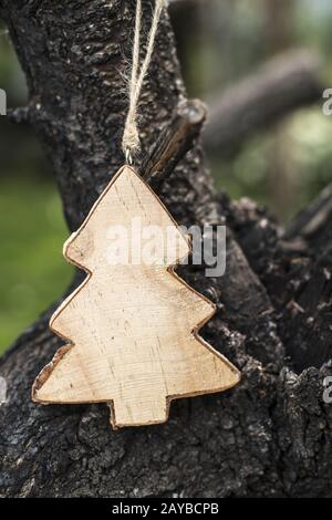 Christmas fir tree cut out Stock Photo - Alamy