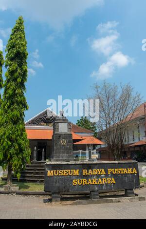 View of the Radya Pustaka Museum is a museum in Solo (Surakarta), a ...