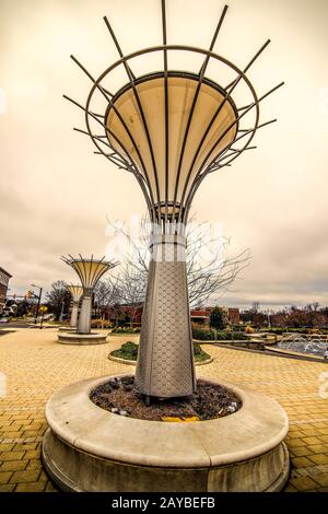 Rock hill south carolina downtown in the morning Stock Photo - Alamy