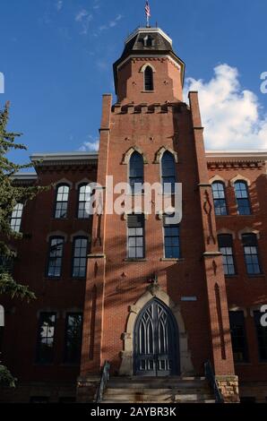 Old Main Chapel is a historic building located on a university campus ...