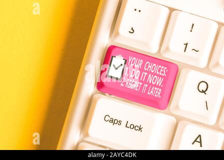 Handwriting text Choices. Concept meaning Options Choosing between two ...