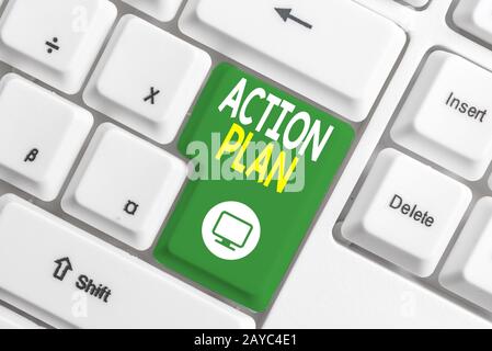 Inspiration showing sign Action Plan 2023. Business idea to do list ...