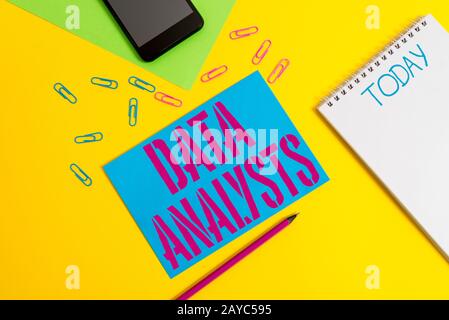 Word writing text Data Analysts. Business photo showcasing Programmer ...