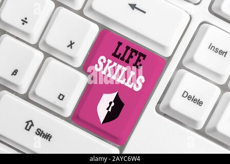 Text sign showing In Life, We Care. Conceptual photo Cherishing ...